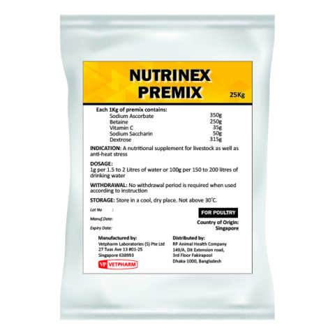 NUTRINEX PREMIX | Vetpham Laboratories(S) Pte Ltd